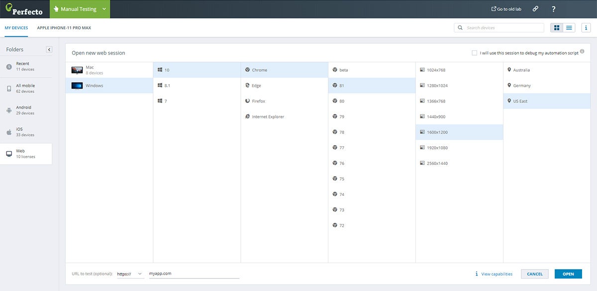Cross-Browser Testing | Testing Browsers With Perfecto